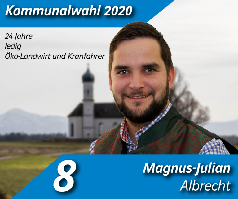 8 – Magnus-Julian Albrecht – Christlich-Soziale Union
